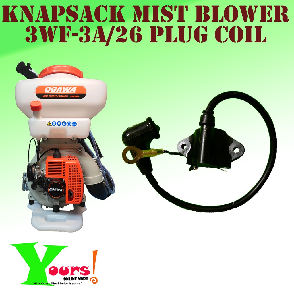 3WF3A KNAPSACK MIST BLOWER PLUG IGNITION COIL \ GEGELUNG PENYALAAN ...