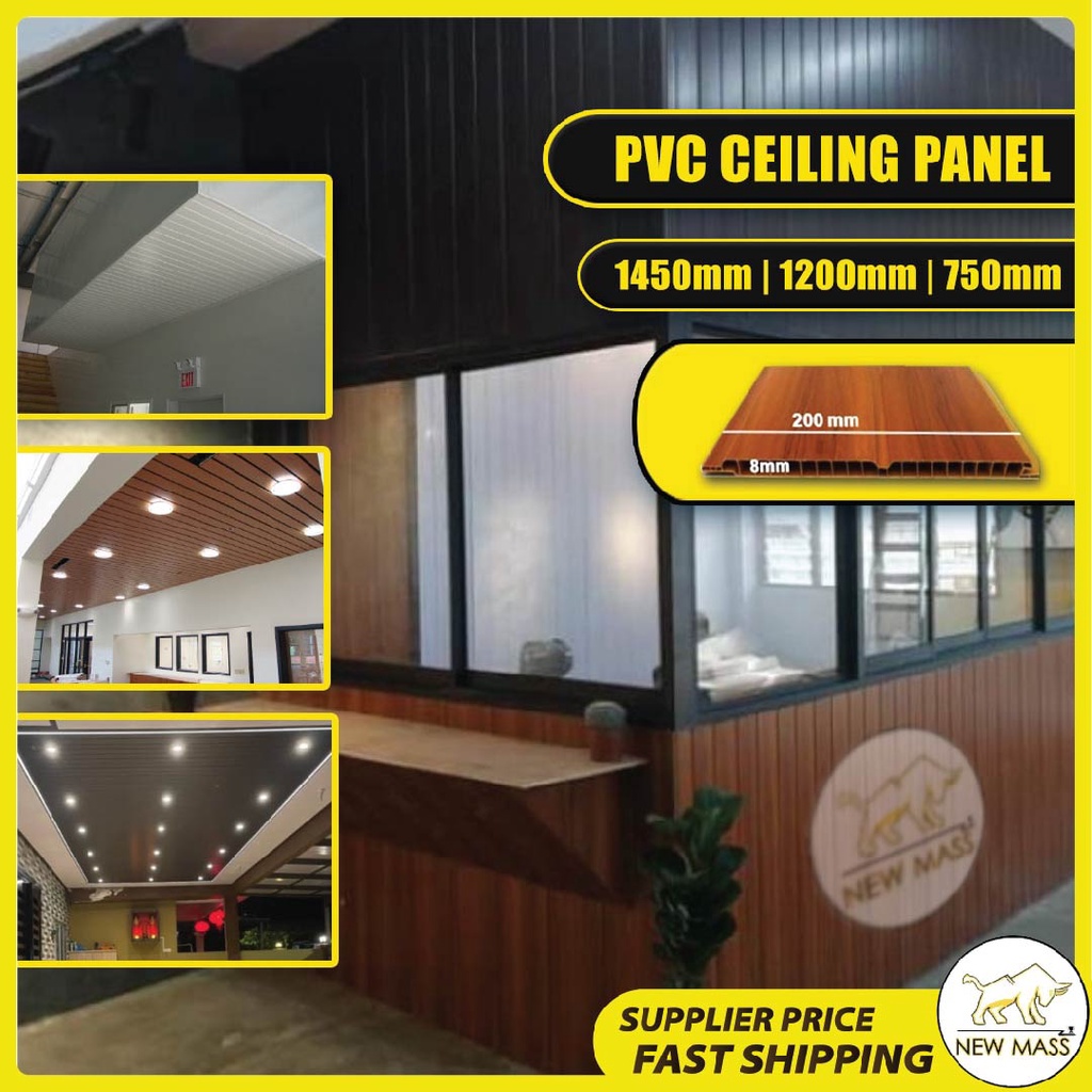 NEW MASS (READY STOCK ) PVC Ceiling Panel ,PVC Panel, DIY , WALL DESIGN ...