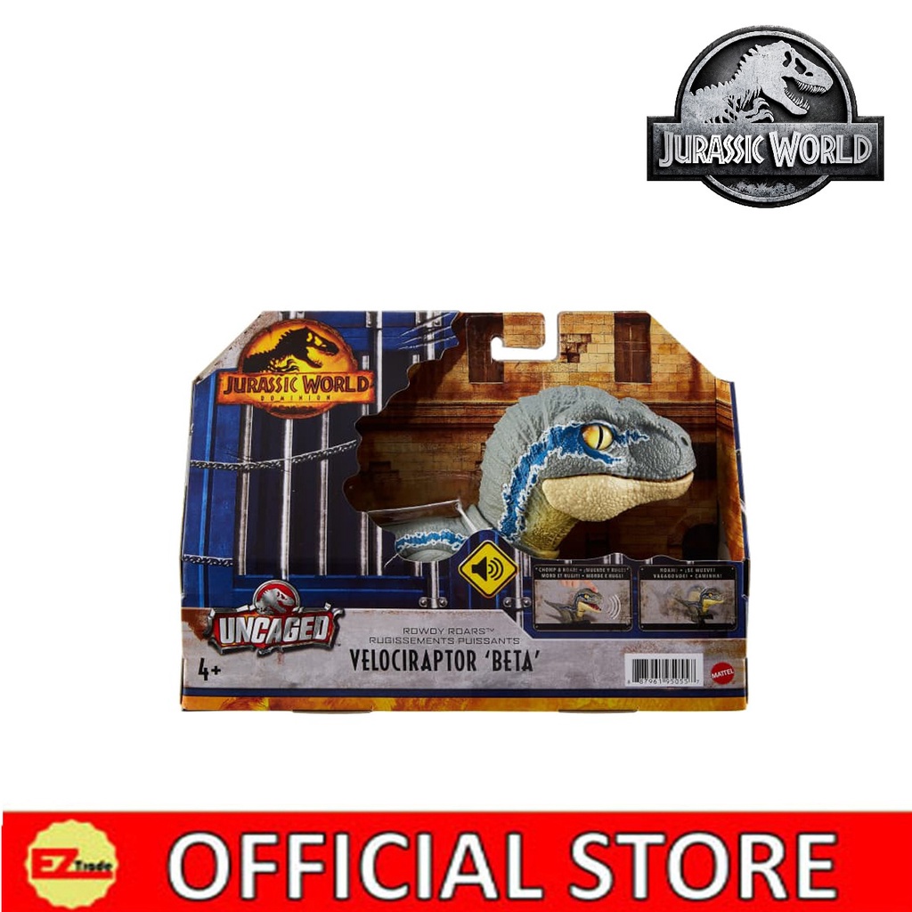 Jurassic World Dominion Uncaged Rowdy Roars Velociraptor 'Beta ...
