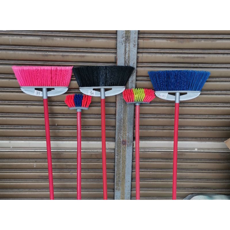 Penyapu Lantai Lembut / Penyapu Lantai Keras /Nylon Soft Broom with ...