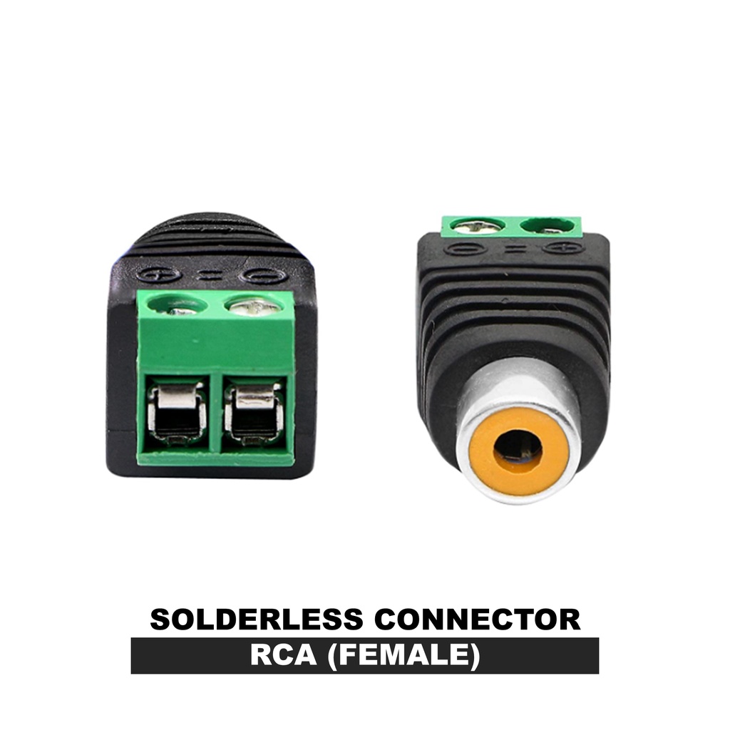 Solderless DC 5.5x2.1mm 3.5x1.35mm BNC RCA 3.5mm Aux TRS TS 4 Pole 6 ...