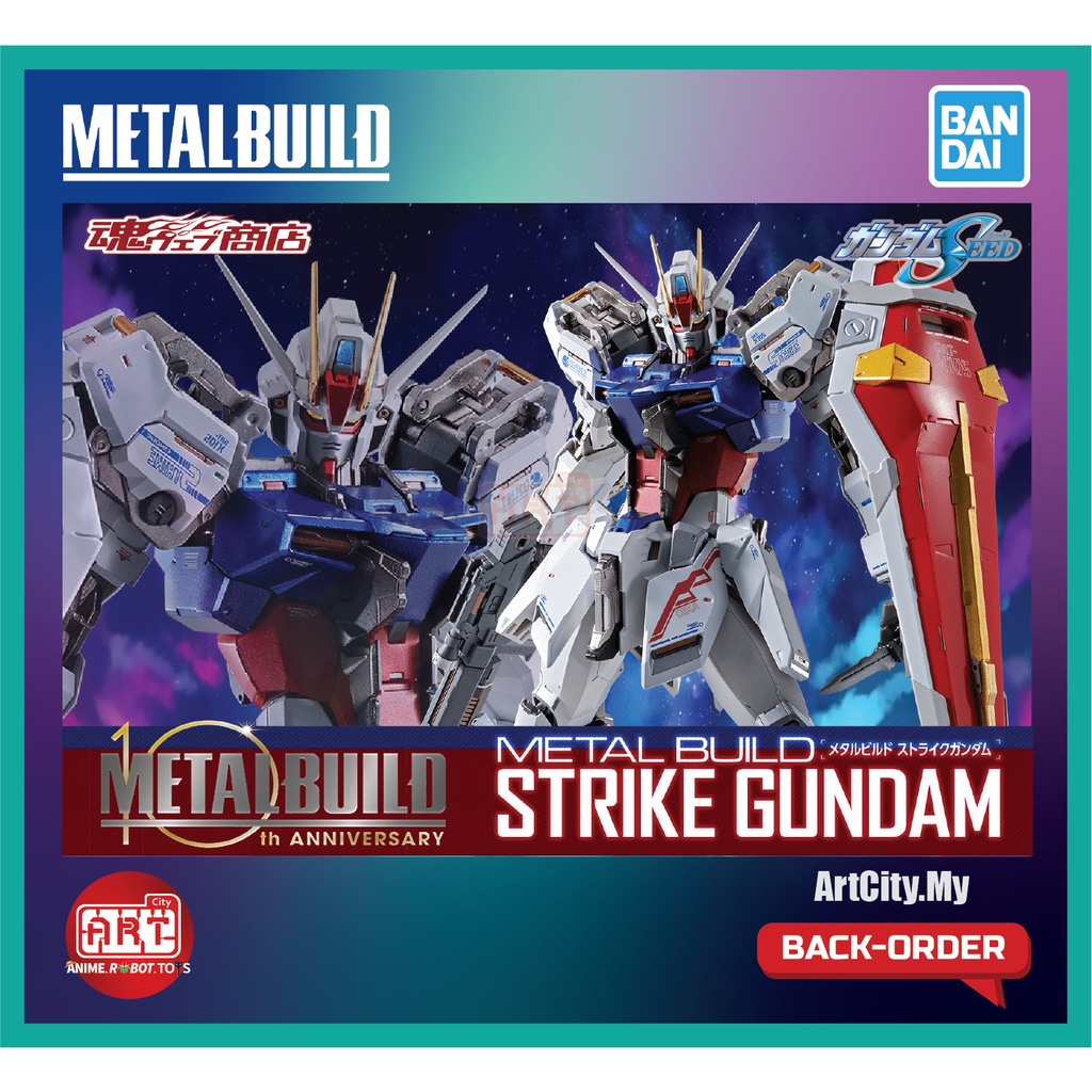 Bandai Metal Build - Strike Gundam - 10th Anniversary Ver. - 1/100 ...