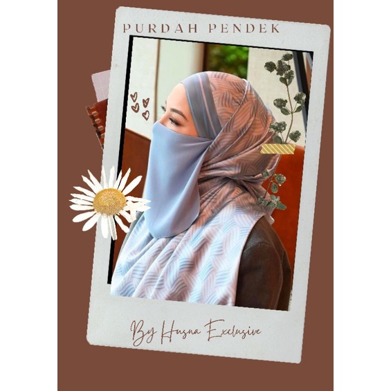 SET SHAWL + PURDAH PETAK NEELOFA STYLE MURAH TAPI BERKUALITI. CANTIK ...