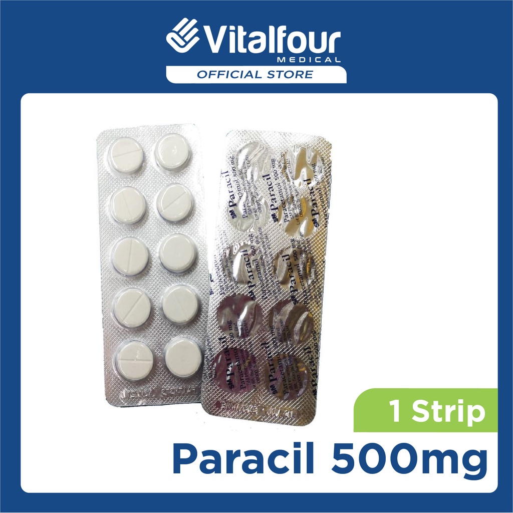 Uphamol/Paracil 500mg ( Paracetamol ) 10'Tablets/Strip | Shopee Malaysia