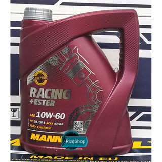Original Racing+ESTER SAE 10W60 Fully Synthetic Engine Oil/ Minyak ...