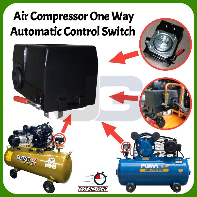 Air Compressor 1 Way / One Way Automatic Pressure Control Switch ...