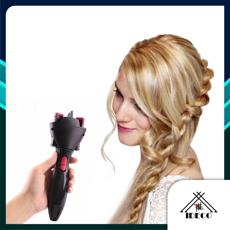 IDECO Electric Hair Braider Automatic Quick Twist Twister Hair Braiding ...