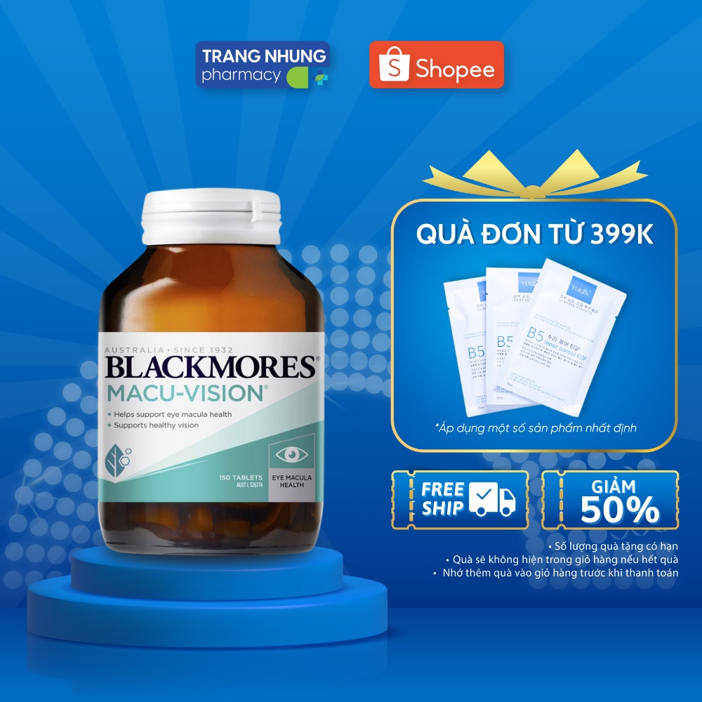 Blackmores Macu Vision Eye Supplement Bottle 125 Tablets | Shopee Malaysia