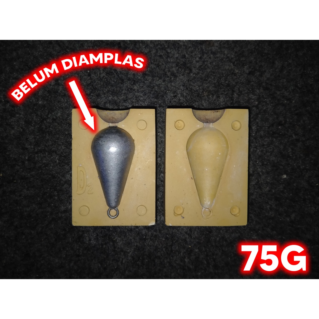 Molding Tin Pendulum Mold Fishing Rod Dew Drops Model D2 75g | Shopee ...