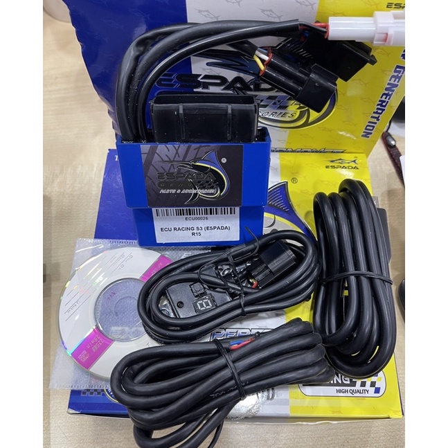 ESPADA YAMAHA R15 V3 S3 RACING ECU (WITH SOFTWARE CD)-4 MODE | Shopee ...