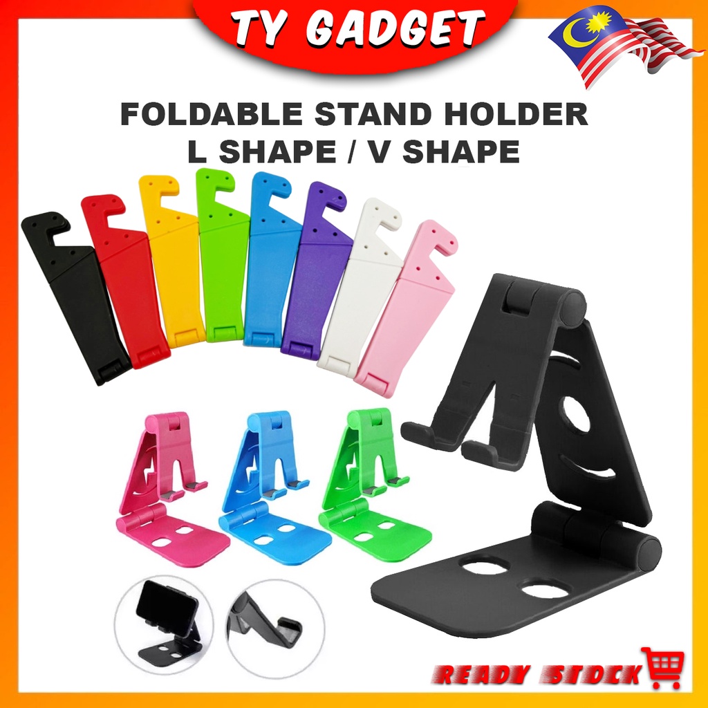 Foldable Phone Stand Multi Color For Large Phones Phone Holder Mobile ...