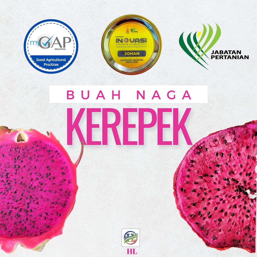 Kerepek Buah Naga by HL Dragon Fruit Eco Farm ,Sepang🇲🇾 Dried Dragon ...