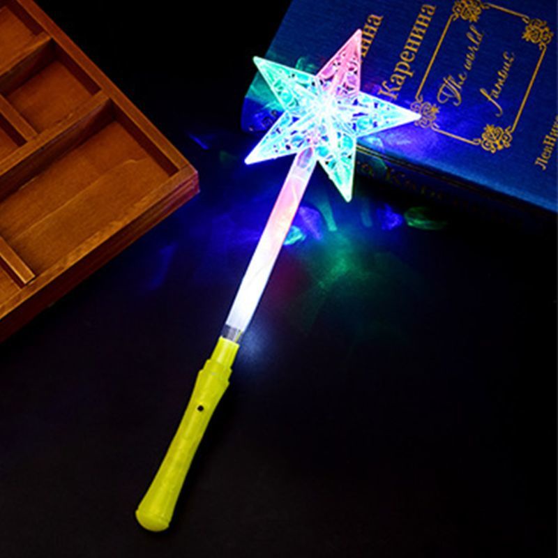 Flashing Lights Up Glow Sticks Magic Star Wand Party Concert Xmas ...