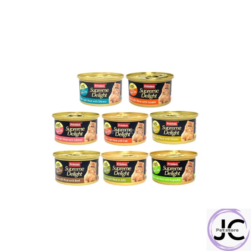Frisian Supreme Delight Cat Canned Food Wet Food 85g | Shopee Malaysia