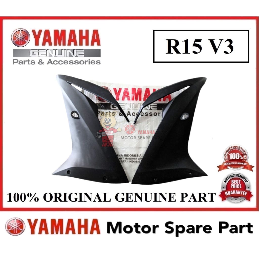ORIGINAL YAMAHA R15 V3 LEGSHIELD PANEL NEW LEG SHIELD INNER YAMAHA ...