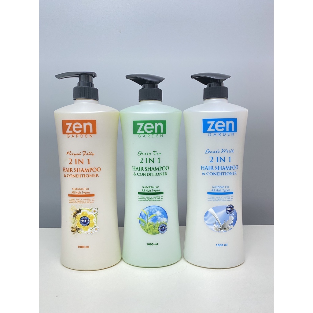ZEN GARDEN HAIR CARE 2 IN 1 HAIR SHAMPOO & CONDITIONER (1000ML ...