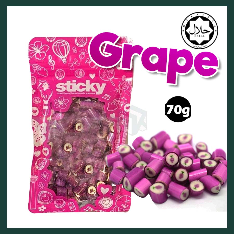 STICKY CANDY Gula-Gula HALAL Thank You / Happy Birthday / I Love You ...
