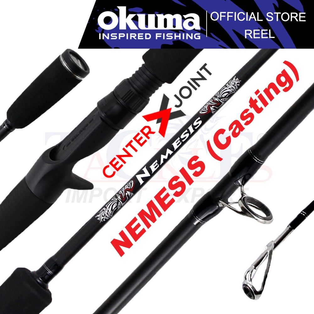 (5'6ft-7'0ft) Okuma Nemesis Casting Fishing Rod Pancing | Shopee Malaysia