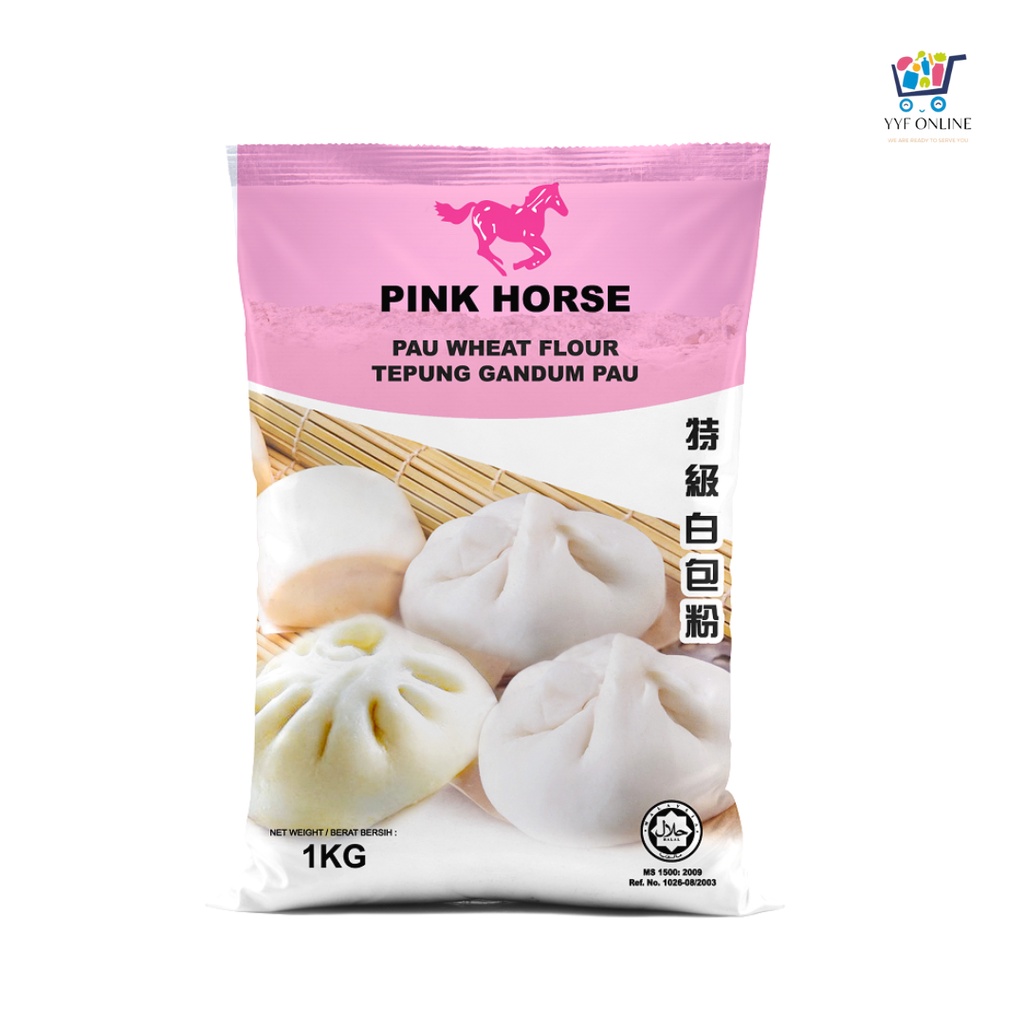 Pink Horse Wheat Flour Tepung Gandum Pau (1kg) 特级白包粉 | Shopee Malaysia