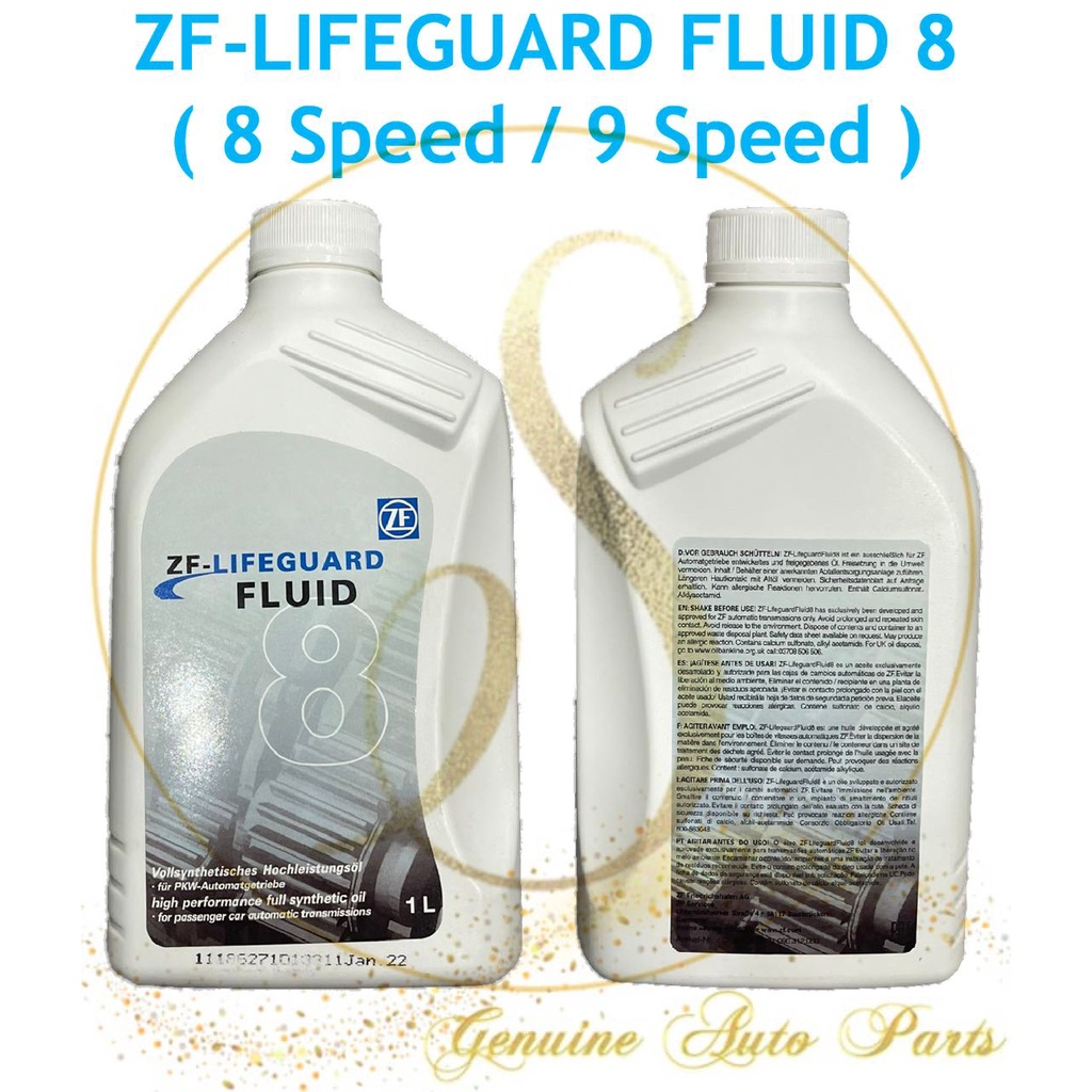 (100% ORIGINAL) ZF ZF8 LIFEGUARD FLUID 8 8HP ATF TRANSMISSION OIL LAND ...