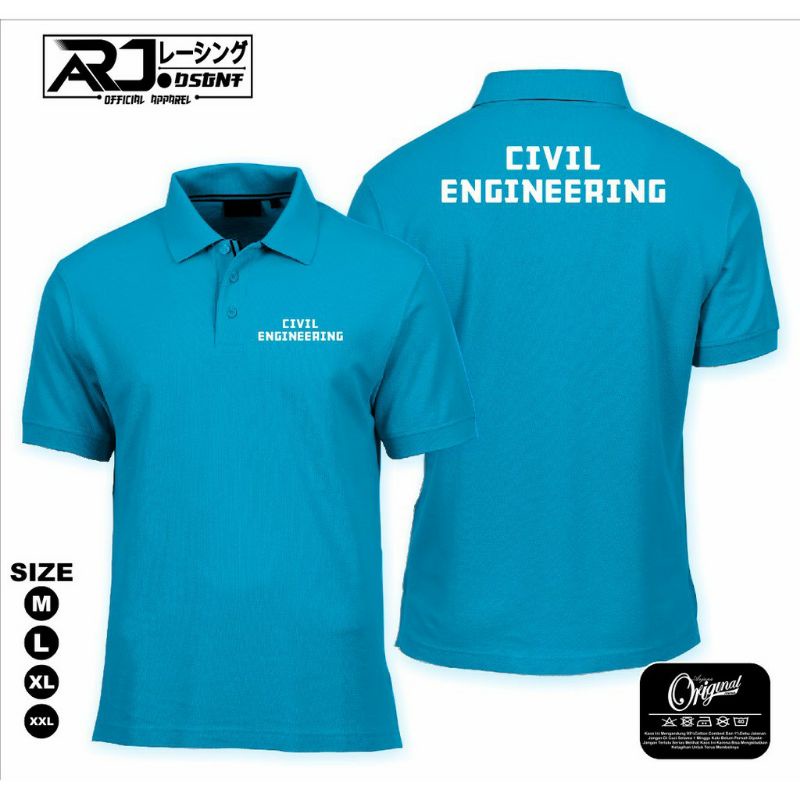 Civil ENGINEERING POLO Shirt CIVIL ENGINEERING POLO Collar Shirt ...