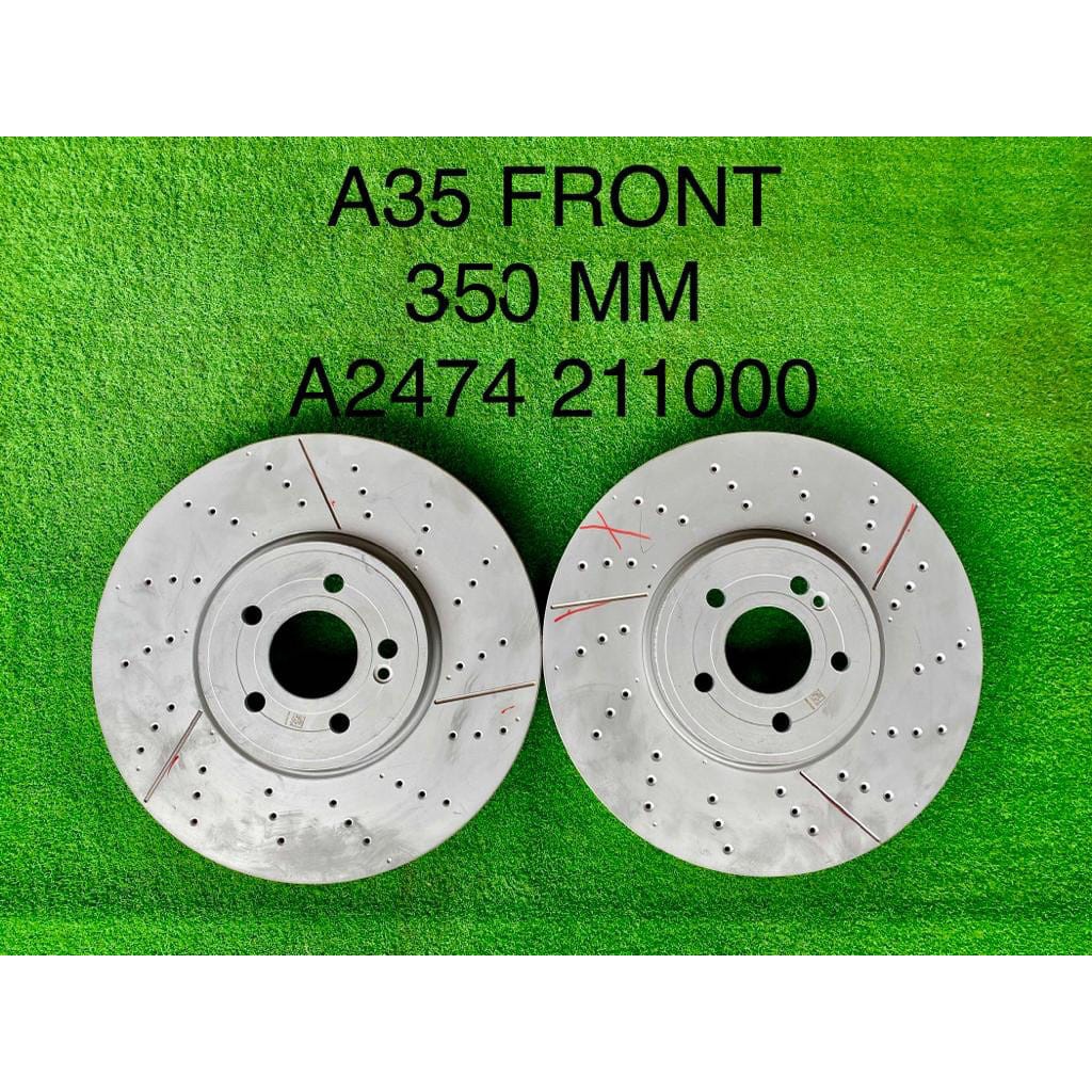 MERCEDES W177 W118 AMG A35 BRAKE DISK FRONT 350MM(PRICE FOR 1) | Shopee ...
