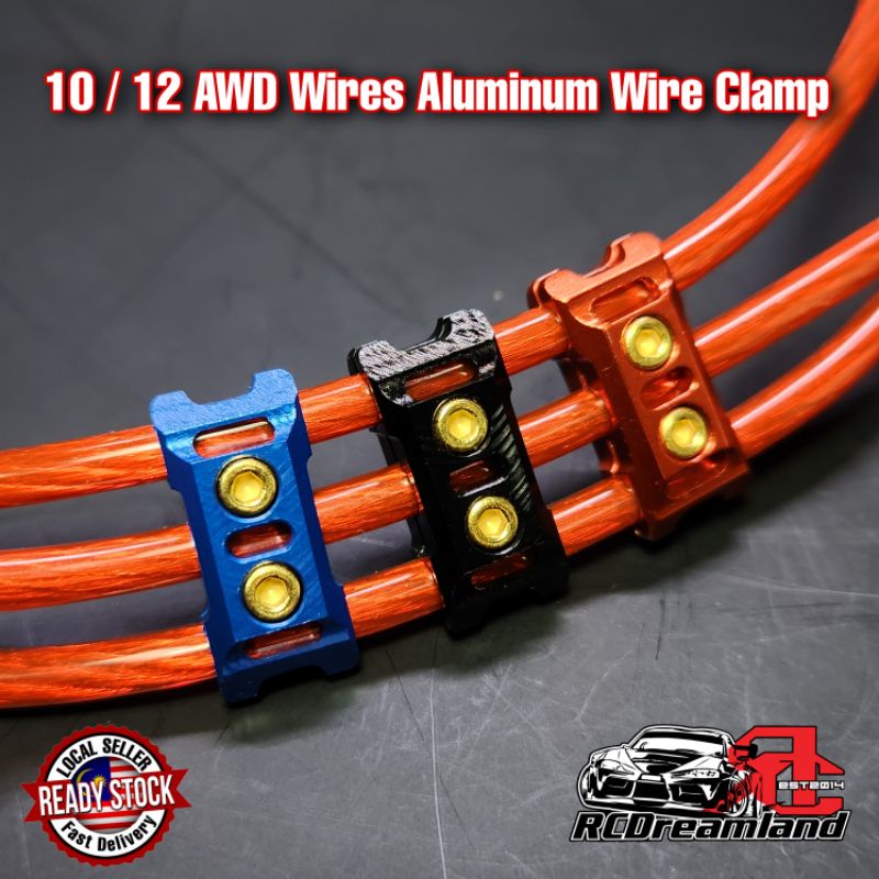 [READY STOCK] RCD 10/12 AWD Wires Aluminum Wire Clamp | Shopee Malaysia