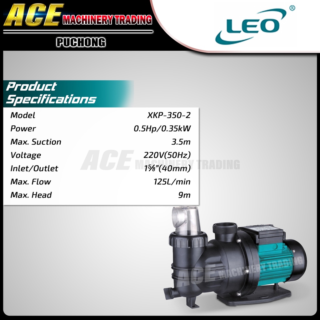 [ LEO ] POOL & SPA PUMPS physical and chemical swimming pool PUM AIR ...