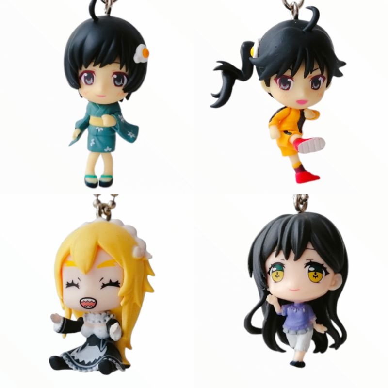 original figma tsukihi Karen / zero mugyutto / hanazono tae figure ...