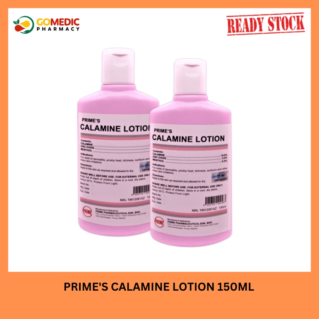 CALAMINE LOTION PRIME'S 150ML/ Lotion Pink/ Lotion Rashes | Shopee Malaysia