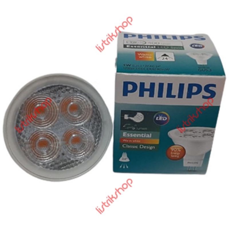 Philips Essential Led Spot 5 Watt 12V MR16 | Shopee Malaysia