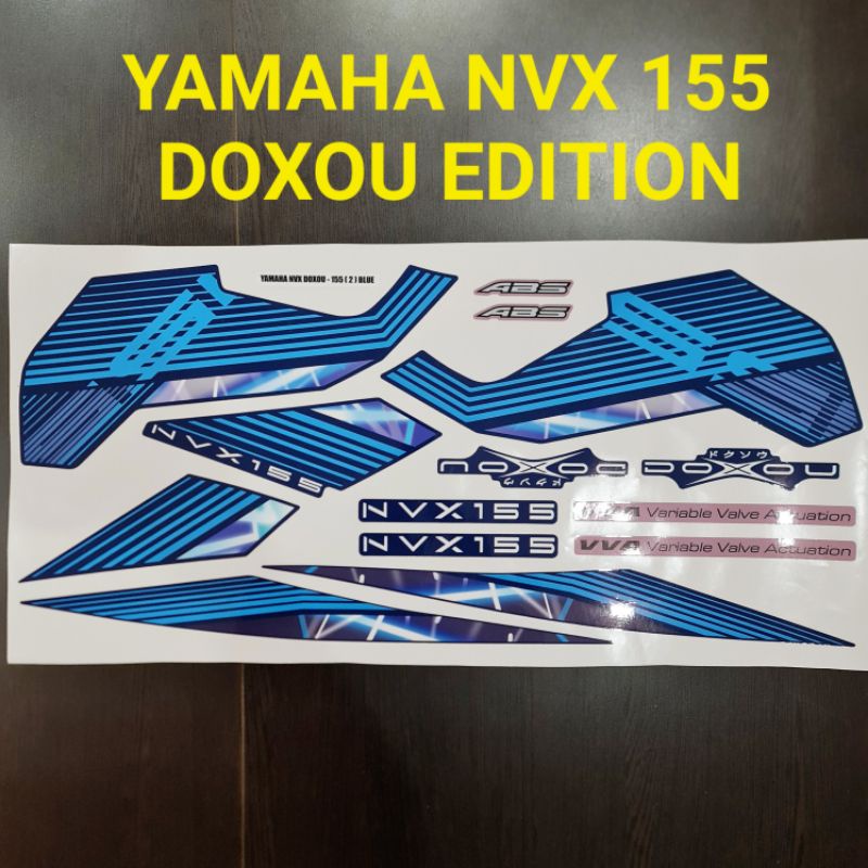 YAMAHA NVX 155 DOXOU EDITION BODY STICKER ( READY STOCK ) | Shopee Malaysia