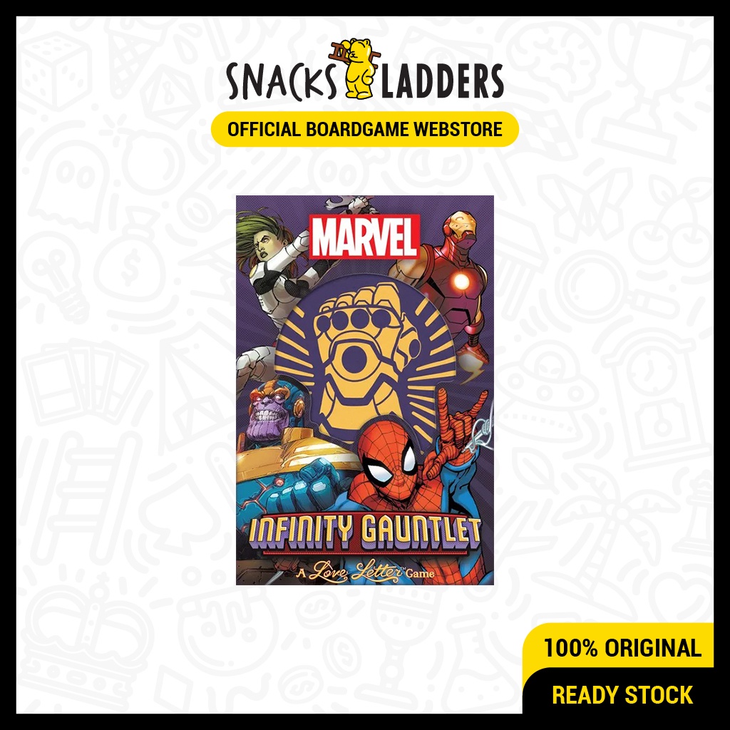 [Snacks & Ladders] Infinity Gauntlet: A Love Letter Game (EN) | Shopee ...