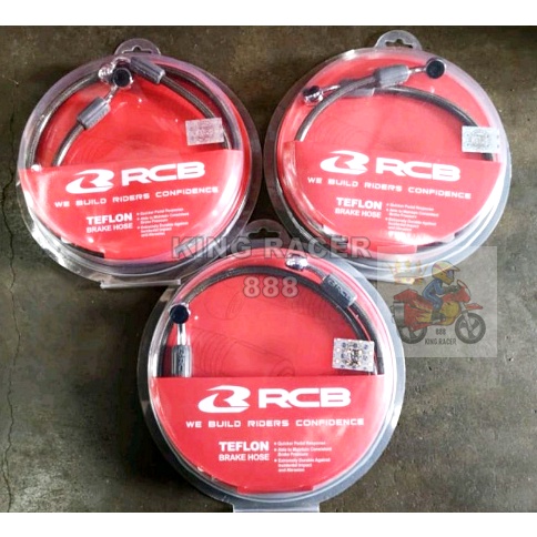 RCB Teflon Brake Hose Universal 550mm / 850mm / 950mm RACING BOY 100% ...