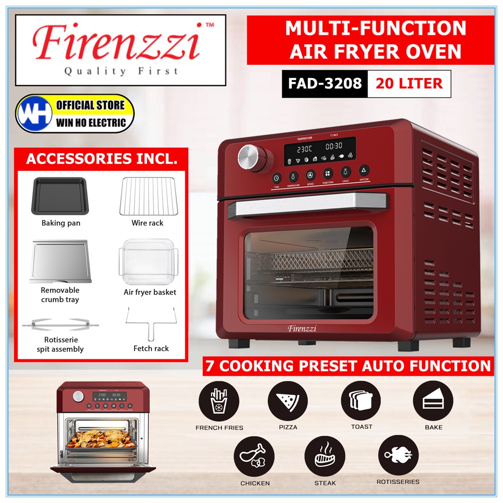 (Free Bubble Wrap) Firenzzi FAD-3208 , 20 Liter , 7 Cooking Preset ...