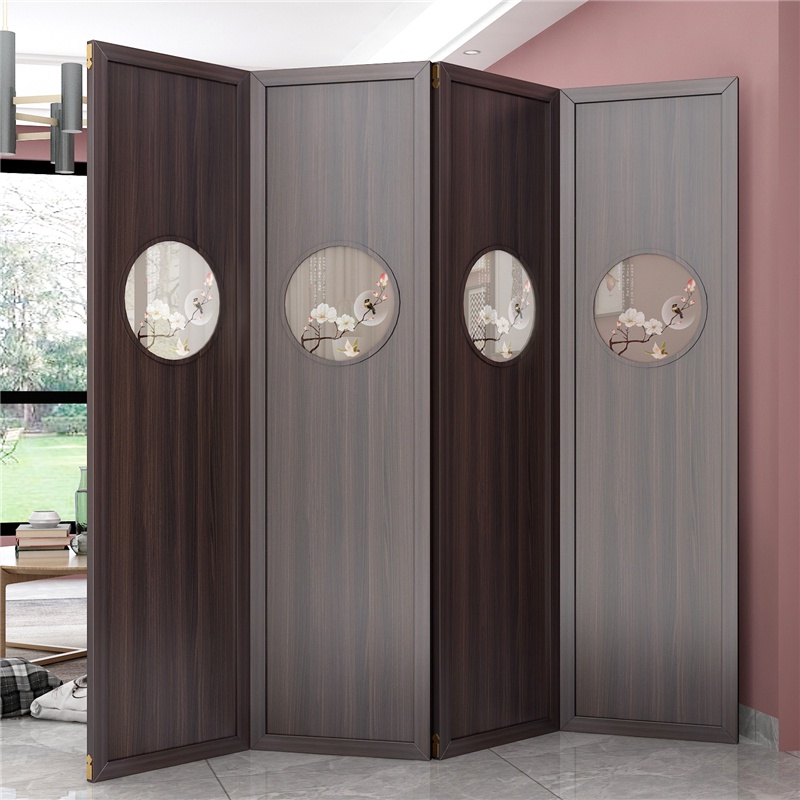 Screen partition, living room folding mobile screen, Japanese small ...
