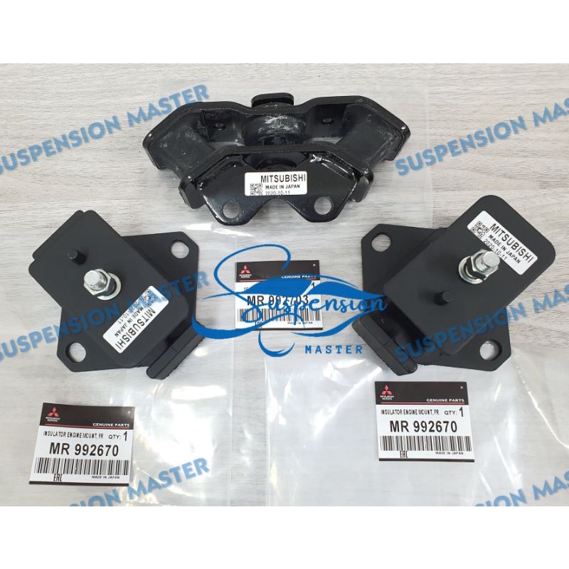 3 IN 1 SET - ENGINE MOUNTING KIT - MITSUBISHI TRITON LITE 2.5 4D56 I4-T ...