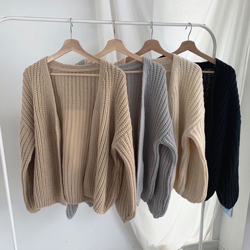 Ready Stock Malaysia Sweater Women Knitted Cardigan New Must Have Loose ...