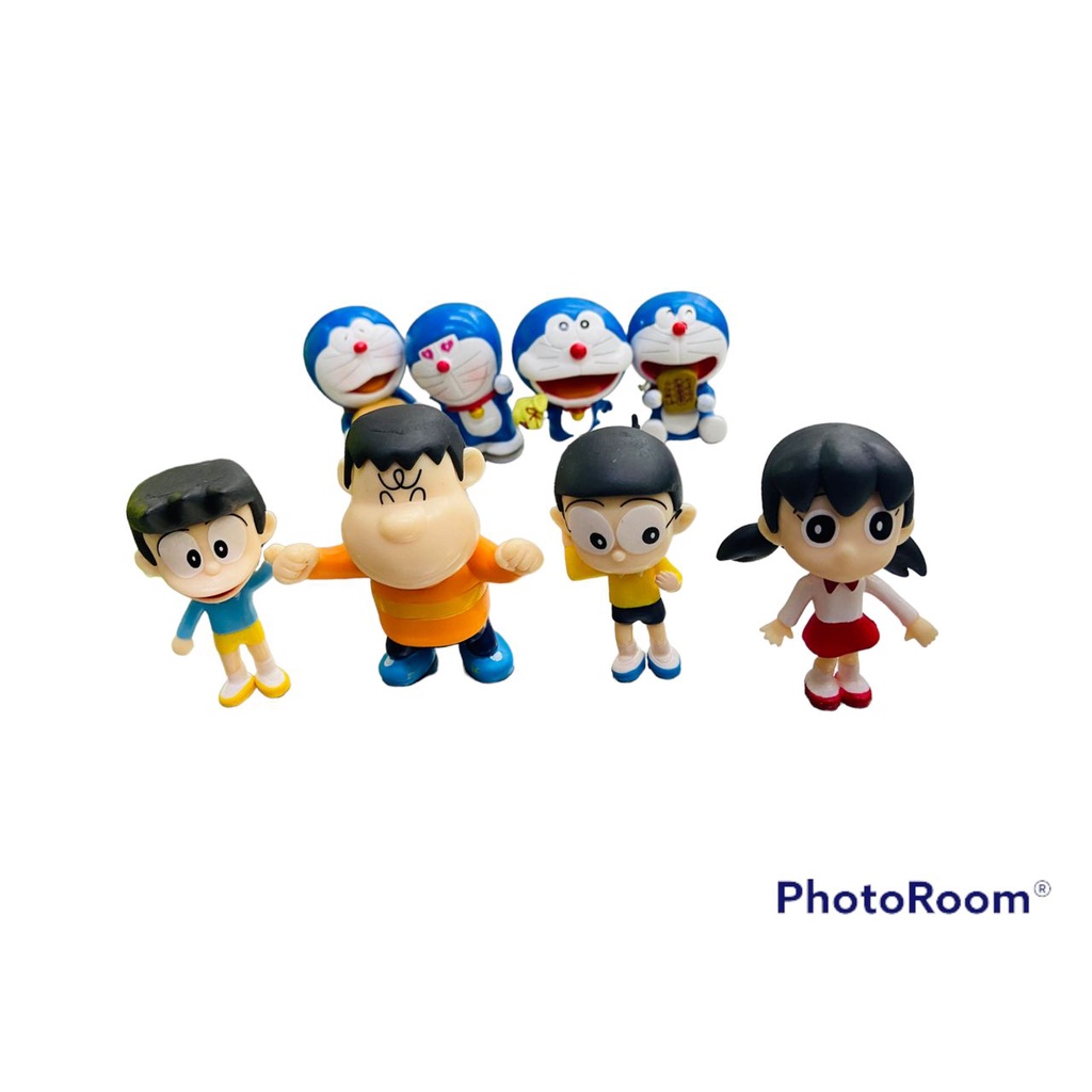Ready Stock High Quality Doraemon Cake Topper Original Doraemon Family ...