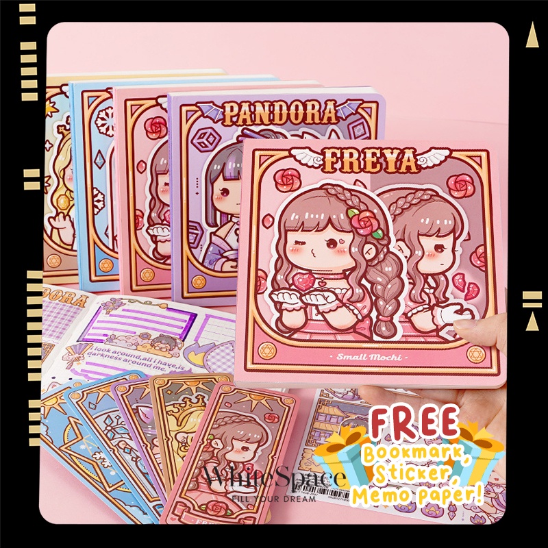 Whitespace 4in1 Duga Small Mochi Magic Series Square Notebook Grid ...