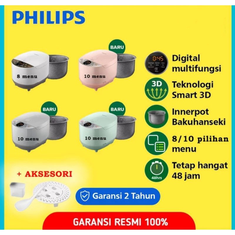 Rice cooker philips HD 4515 / philips Digital rice cooker HD4515 / rice ...