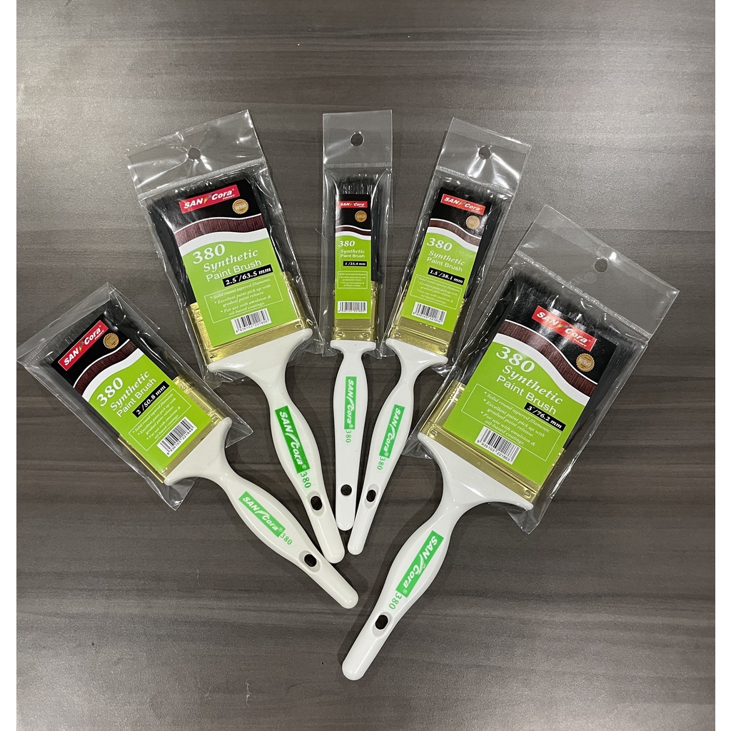 SANCora 380 Synthetic Paint Brush | Berus Cat Nylon (Water & Solvent ...
