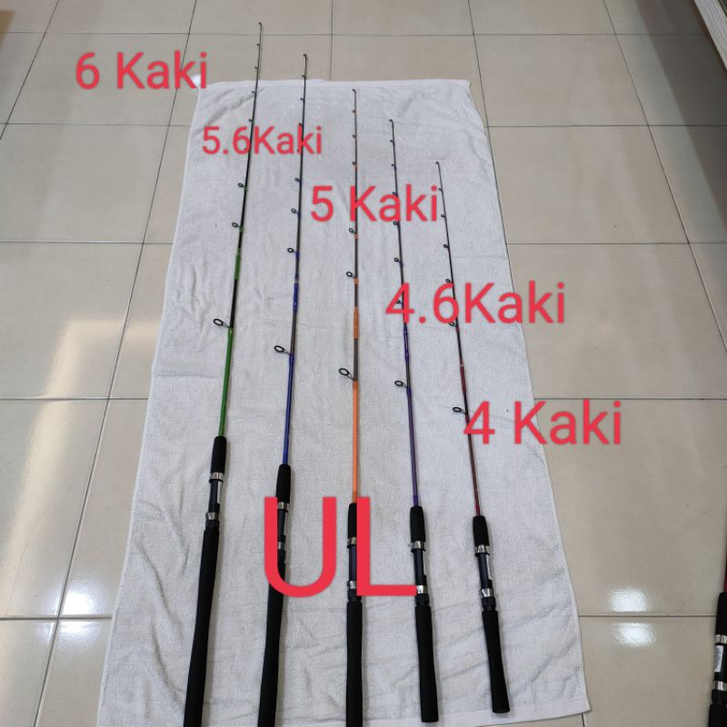 Rod.Ultralight Torikumu Rod Ebi Rod UL, Joran Udang Galah Lembut Joran ...