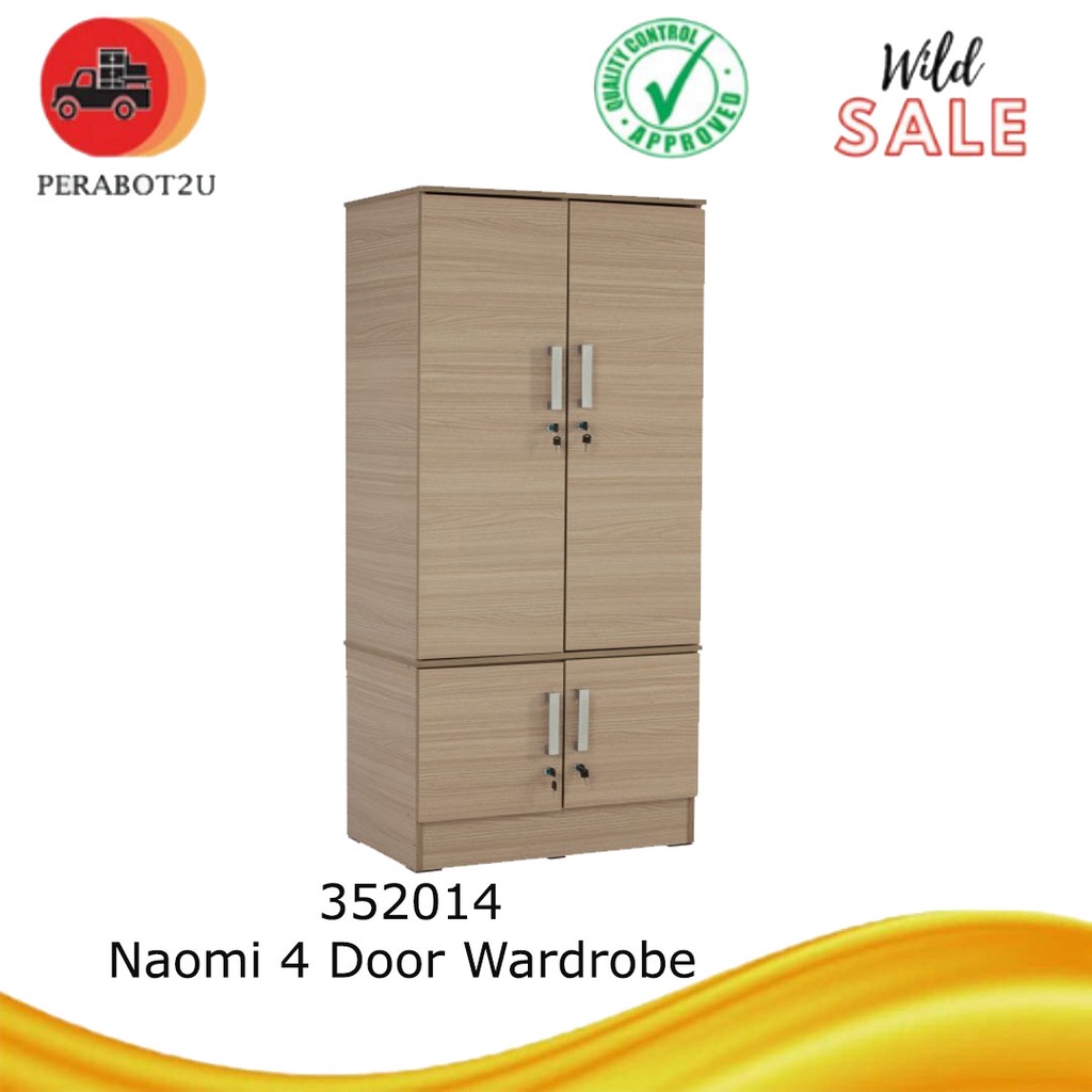 P2U Wardrobe With Lock / Locker Wardrobe / Clothes Cabinet / Kabinet ...
