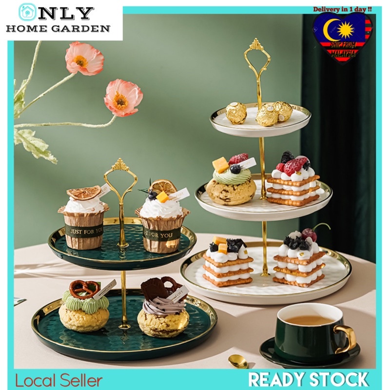 OnlyHomeGarden🔥FREE GIFT🔥READY STOK Multi-Layer 3 Tier 2 Tier Dessert ...
