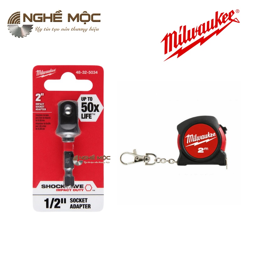 Combo 2m ruler, 1/2inch MILWAUKEE adapter | Shopee Malaysia