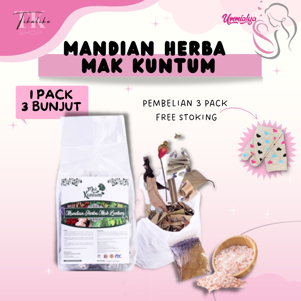 Mandian Herba Mak Kuntum Premium / Mandian Herba Asli | Shopee Malaysia