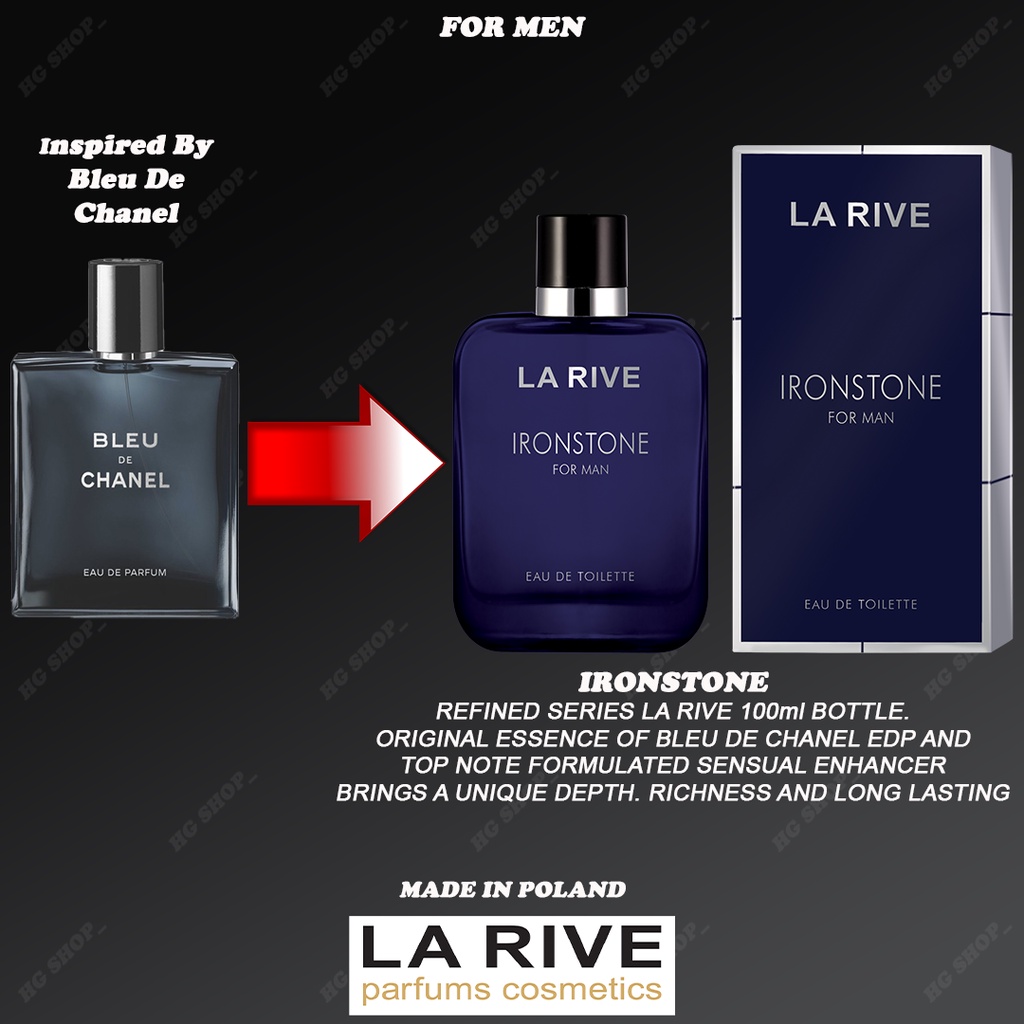 PERFUME LA RIVE IRONSTONE EDT 100ml (ORIGINAL) | Shopee Malaysia