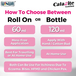 Calazite Calamine & Zinc Oxide Lotion (60/120ml) | Shopee Malaysia