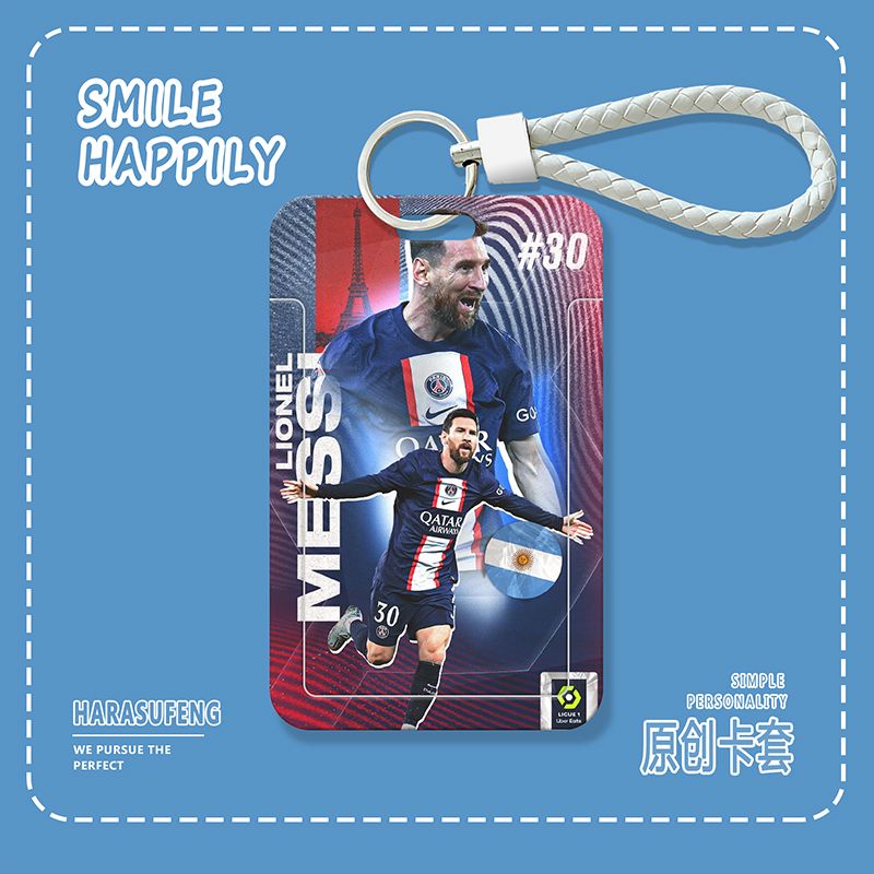 Football Star Ronaldo/ Messi/ Neymar Custom Student ID Card Personal ID ...